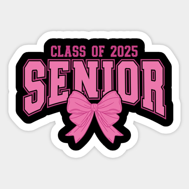 Vintage Senior 2025 Coquette Bow Class of 2025 Senior Girly - Senior ...