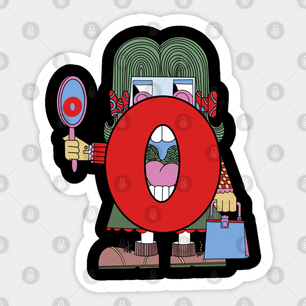 The Letter People: Miss O - Letter People - Sticker | TeePublic