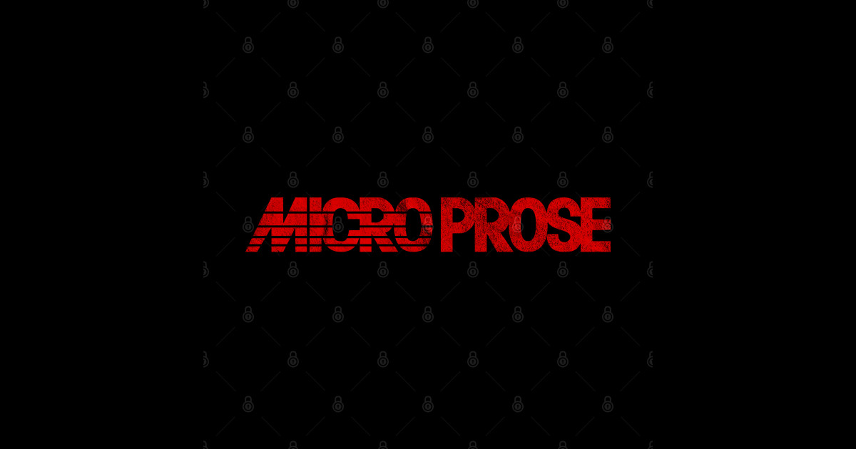 Retro Computer Games Microprose Logo Vintage - Retro Computers ...