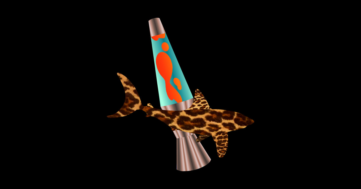 Leopard Shark Lava Lamp - Lavalamp Creative - Sticker | TeePublic