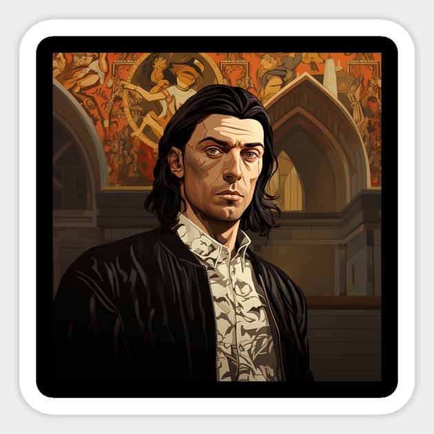 Sandro Botticelli - Art Nouveau - Sticker | TeePublic