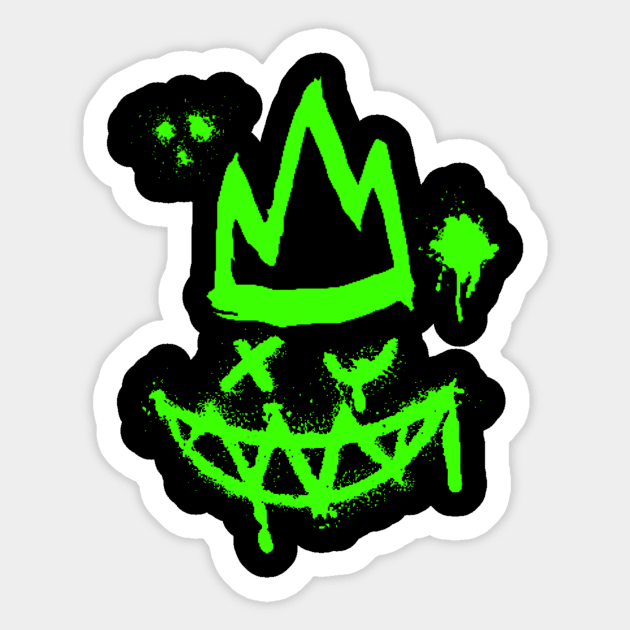 GRAFFITI STYLE FACE SET DESIGN - Graffiti Style - Sticker | TeePublic