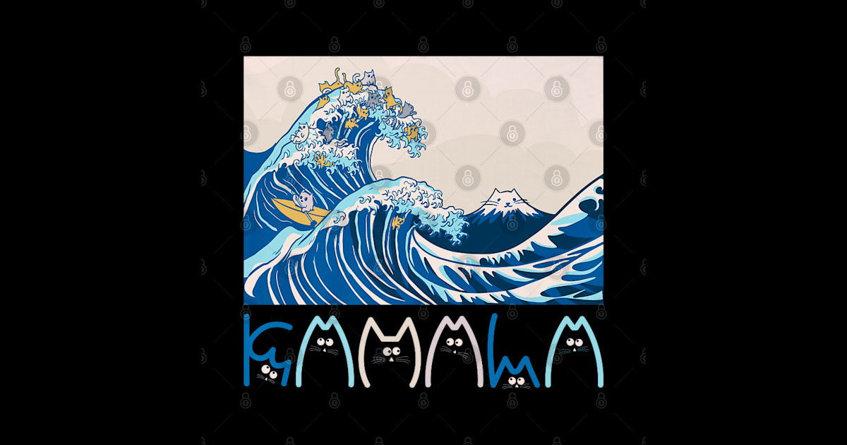 Kamala Cats Wave - Harris Walz - Posters and Art Prints | TeePublic
