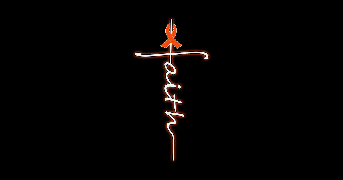 Faith Christian Hunger Awareness Orange Ribbon Warrior - Orange Ribbon ...