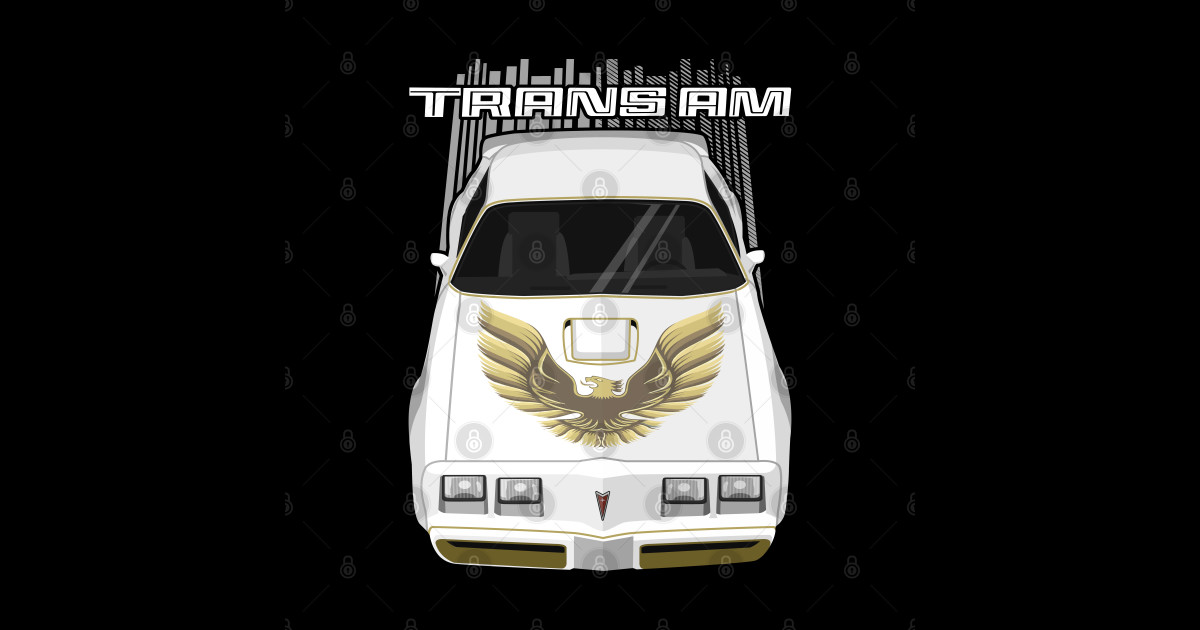 Trans Am 79-81 White and Gold - Trans Am Gift - Posters and Art Prints ...