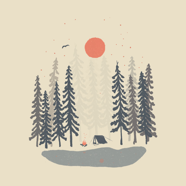 Feeling Small in the Morning... - Nature - T-Shirt | TeePublic