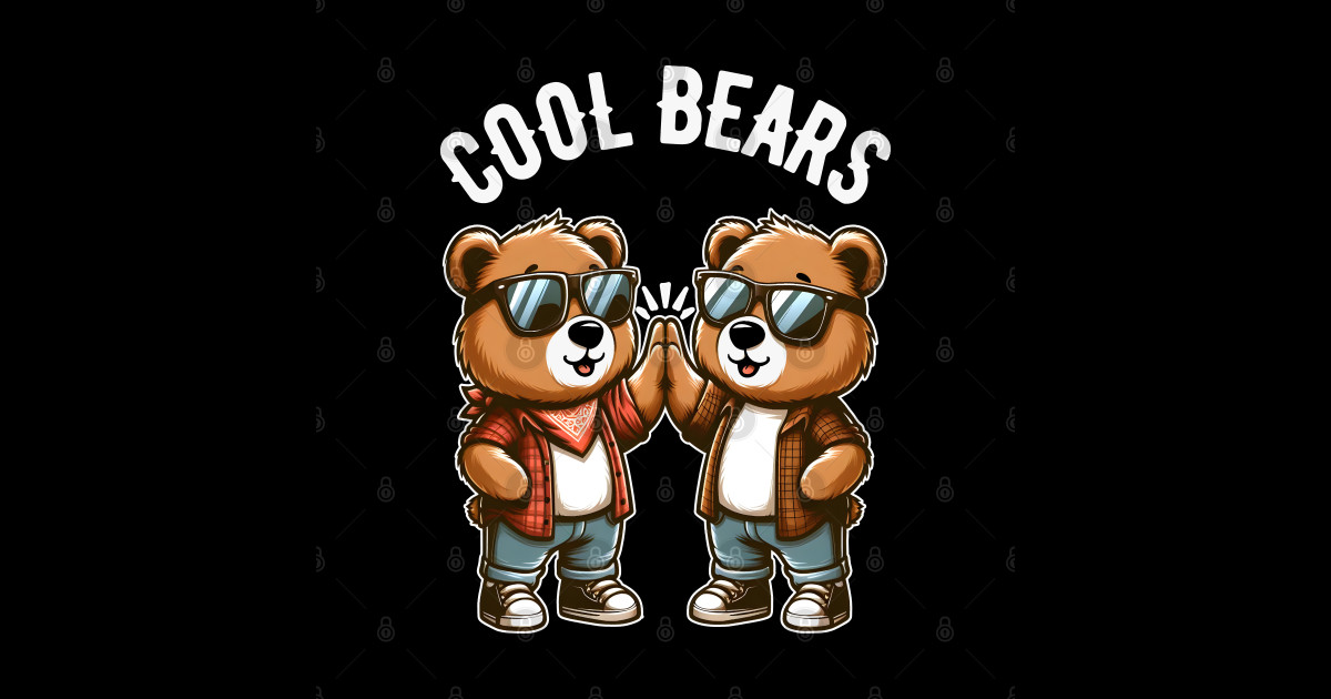 Cool Bears - Cool Bears - Sticker | TeePublic
