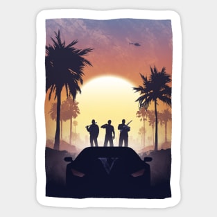 Gta Gta V Grand Theft Auto Gta 5 Stickers for Sale | TeePublic