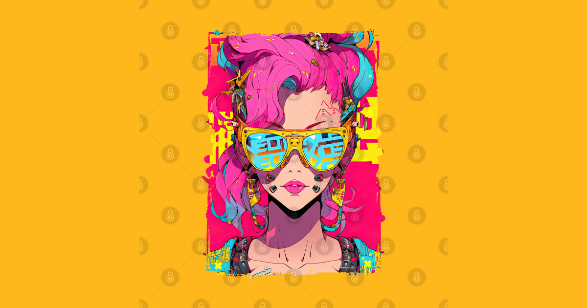 CYBERPUNK GAL | Futuristic Anime Manga Hyperpop | PROUD OTAKU ...