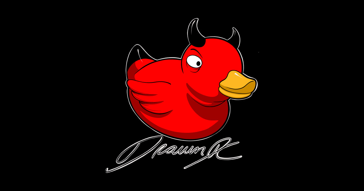 Draven DC Devil Duck - Duck - Posters and Art Prints | TeePublic