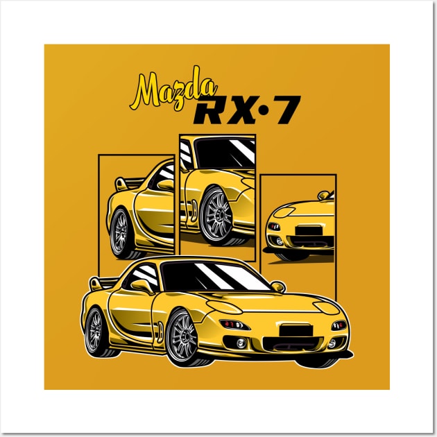 Mazda RX-7 - Mazda Rx7 - Posters and Art Prints | TeePublic