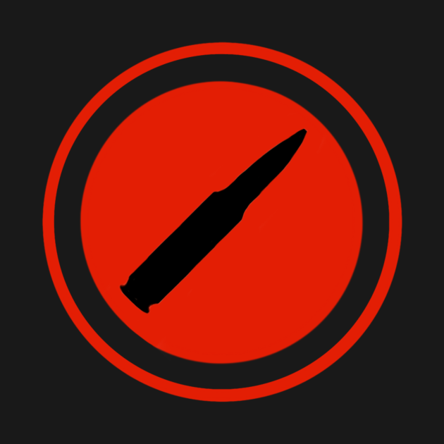 Sniper Emblem - Bullet - T-Shirt | TeePublic