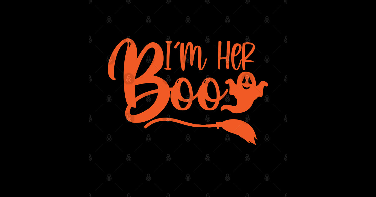 I'm Her Boo | Couples Matching Halloween - Couples Matching - Sticker ...