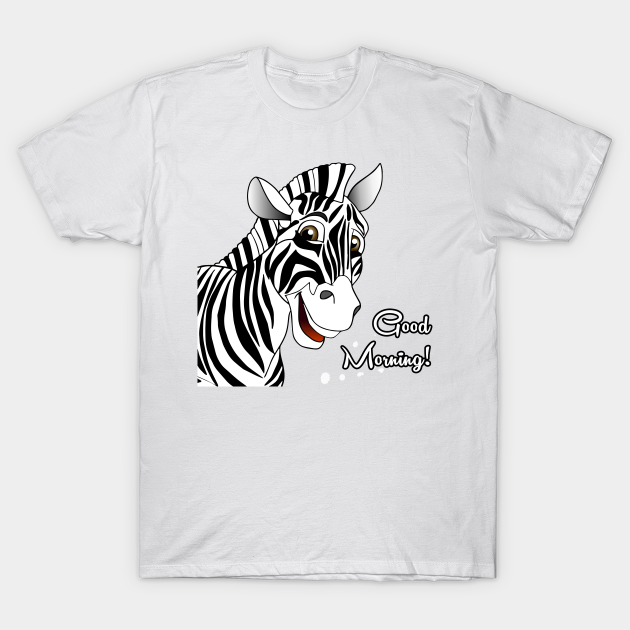 Good Morning! Cute Zebra Illustration - Good Morning Zebra Illustration ...