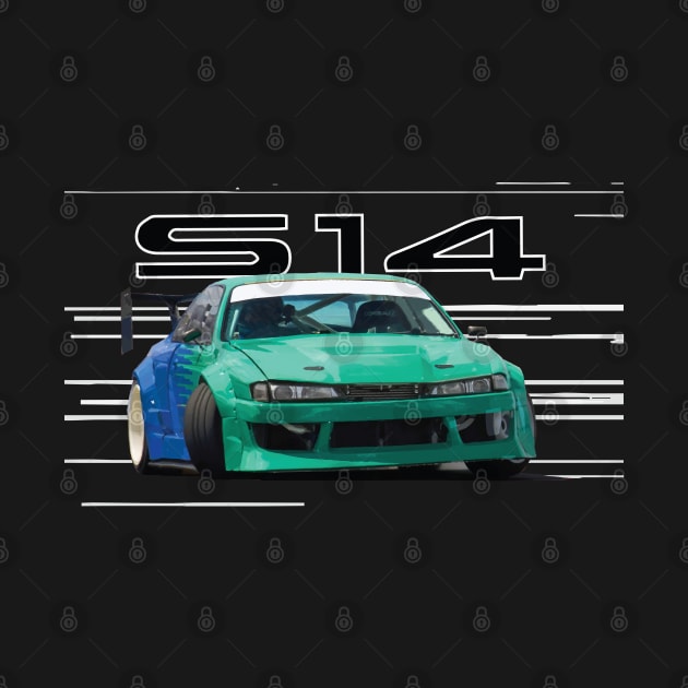 kouki 240sx s14 SILVIA drift spec james deane style jdm drift power ...