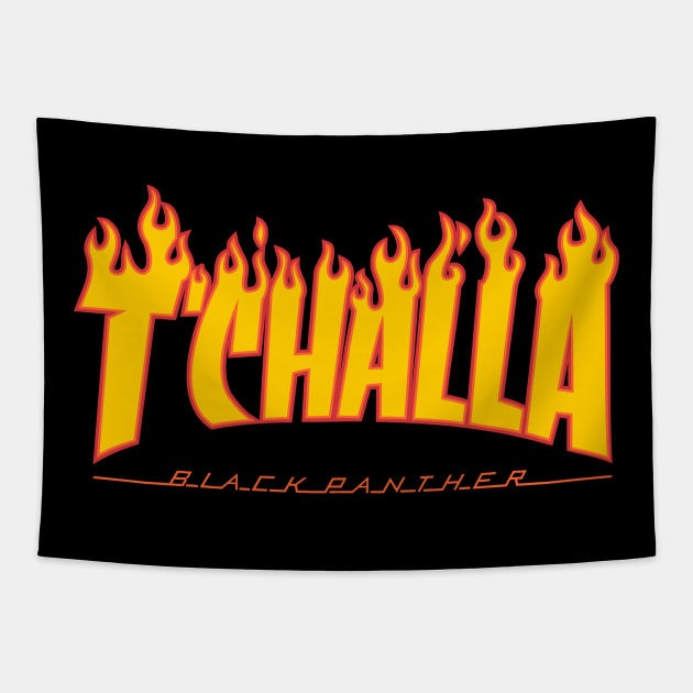 Challa Flame Logo - Challa - Tapestry | TeePublic