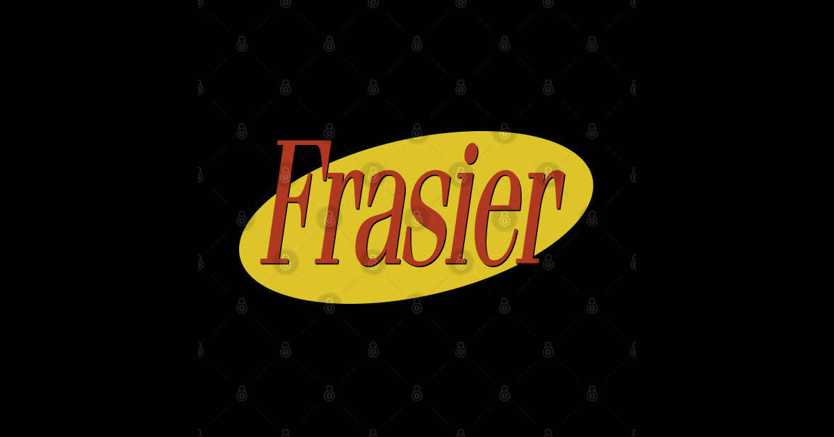 Frasier Logo Design - Frasier - Sticker | TeePublic