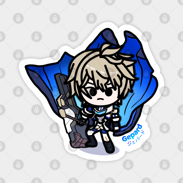 Gepard Splash Art Fan Art By Smoomaru Honkai Star Rail Magnet Teepublic