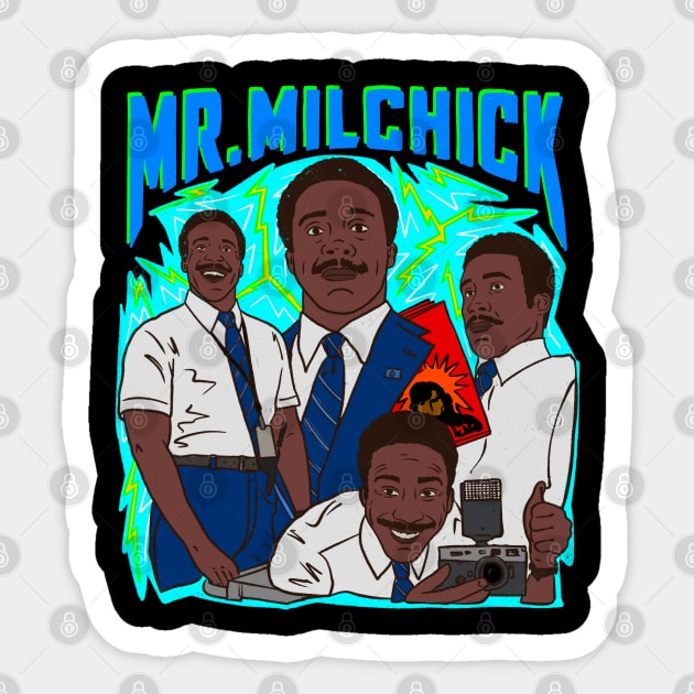 Severance Mr Milchick - Mr Milchick - Sticker | TeePublic