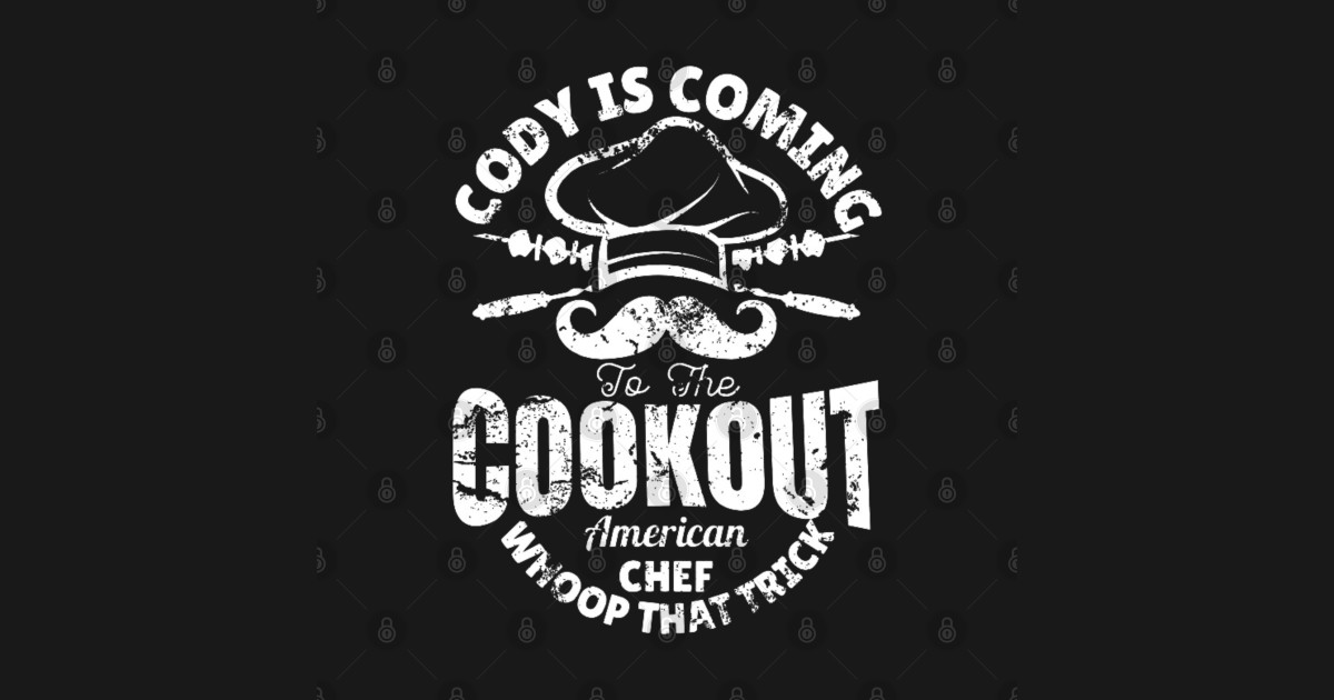 Cody Rhodes at the Cookout Wrestling Merch Wrestling Fan Gift - BBQ ...