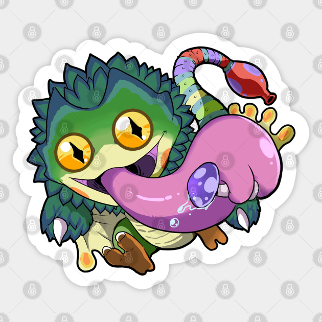 Pukei Chibi - Monster Hunter - Sticker | TeePublic
