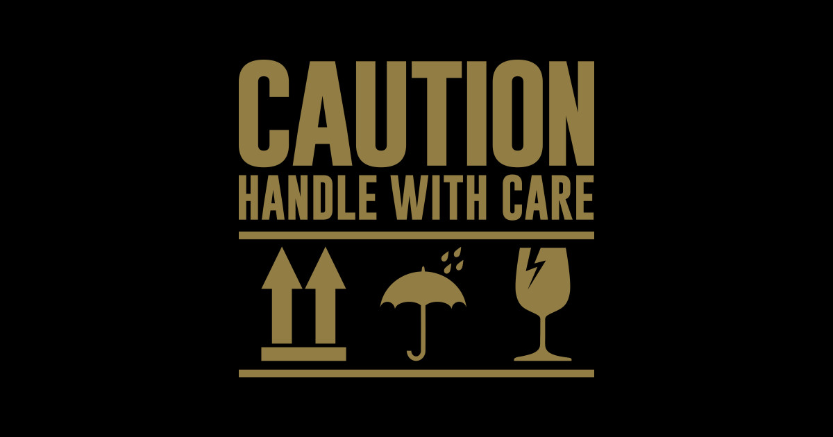 Caution Handle With Care. - Packaging Text and Symbols. - Fragile ...
