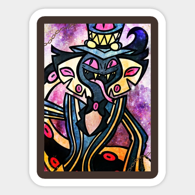 The Great Sir Pentious - Hazbin Hotel - Sticker | TeePublic