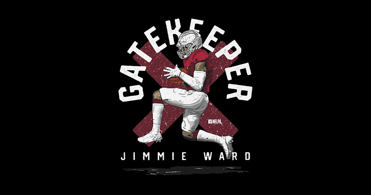 Jimmie Ward San Francisco Gatekeeper - Jimmie Ward - Sticker | TeePublic