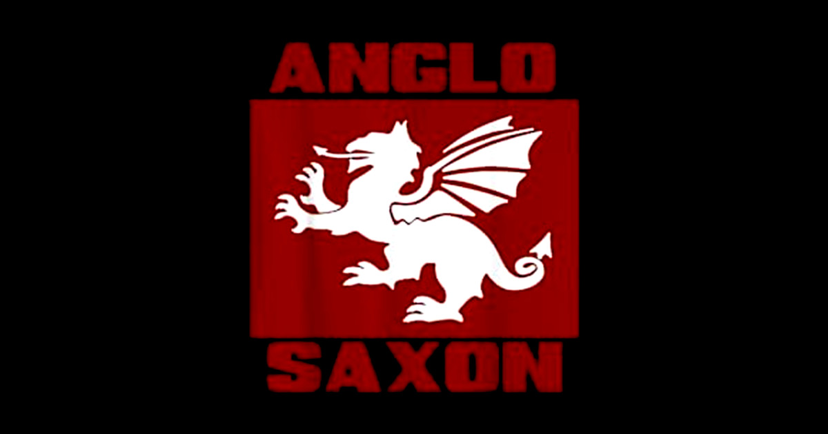Anglo-Saxon White Dragon - Anglo Saxon White Dragon - Sticker | TeePublic