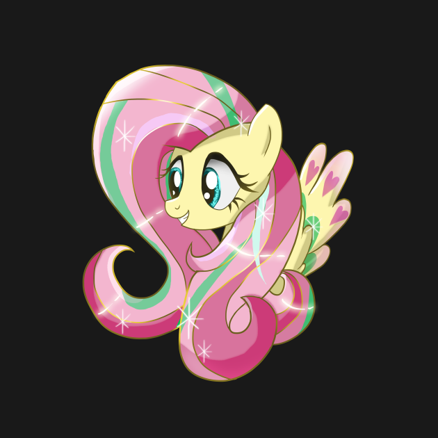Rainbowfied Fluttershy - My Little Pony - T-Shirt | TeePublic