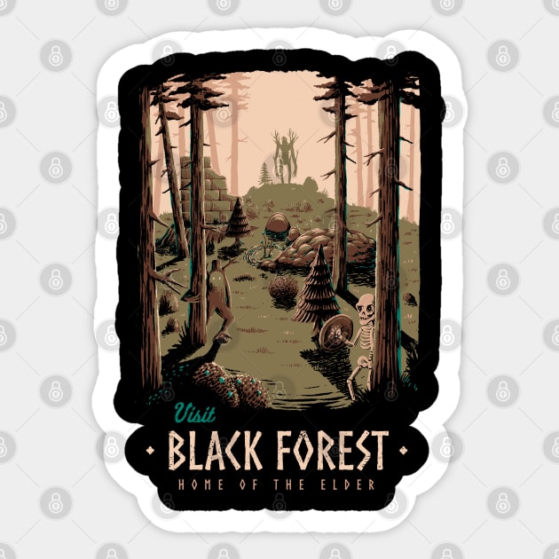 Black forest - Valheim - Sticker | TeePublic
