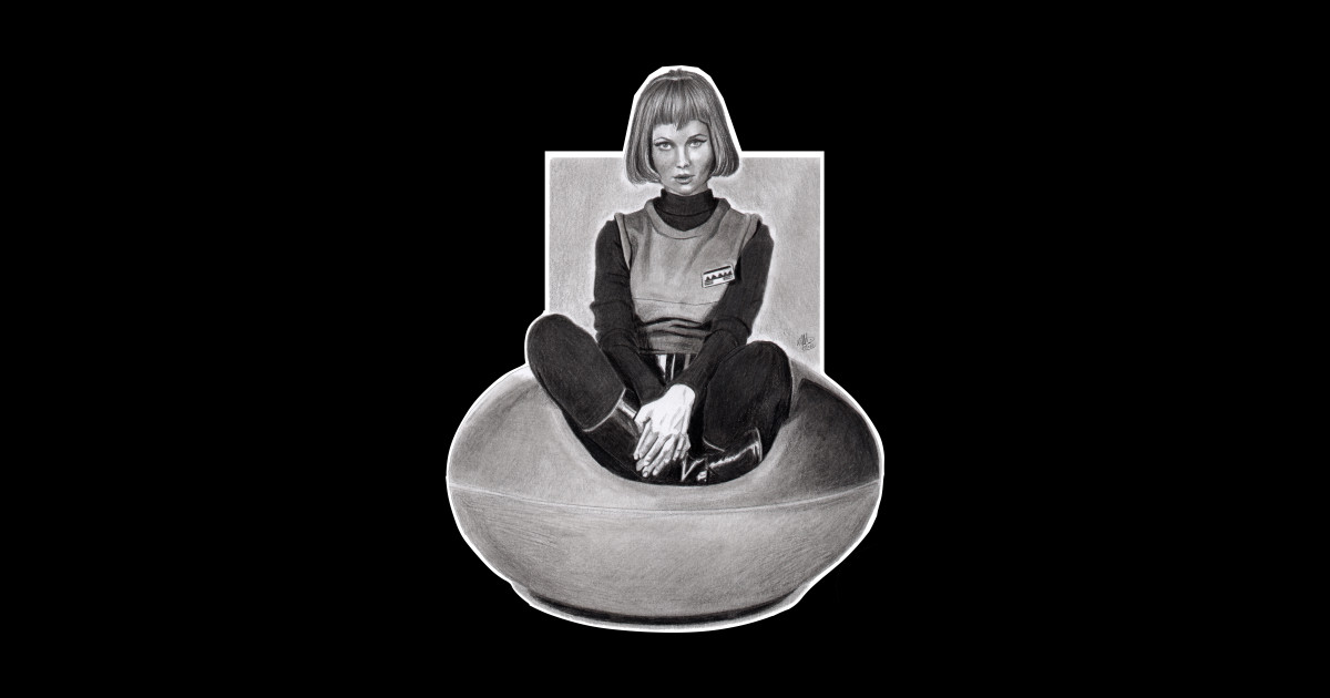 Catherine Schell from the movie Moon Zero Two - Scifiart - Sticker ...