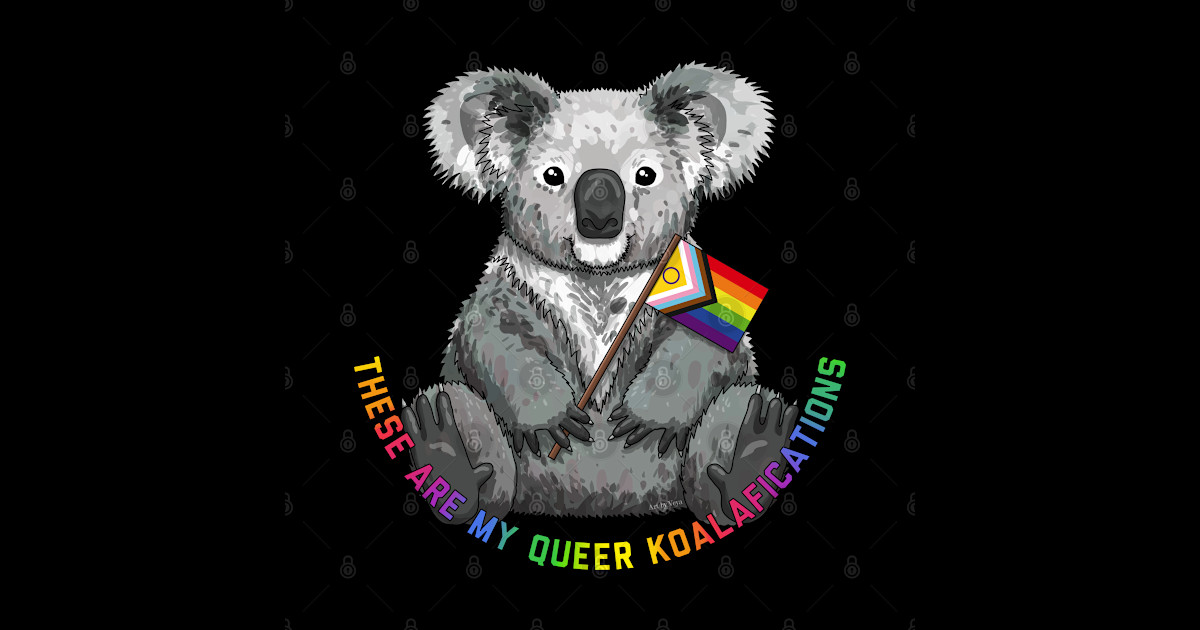 Queer Koalafications - Queer - Sticker | TeePublic