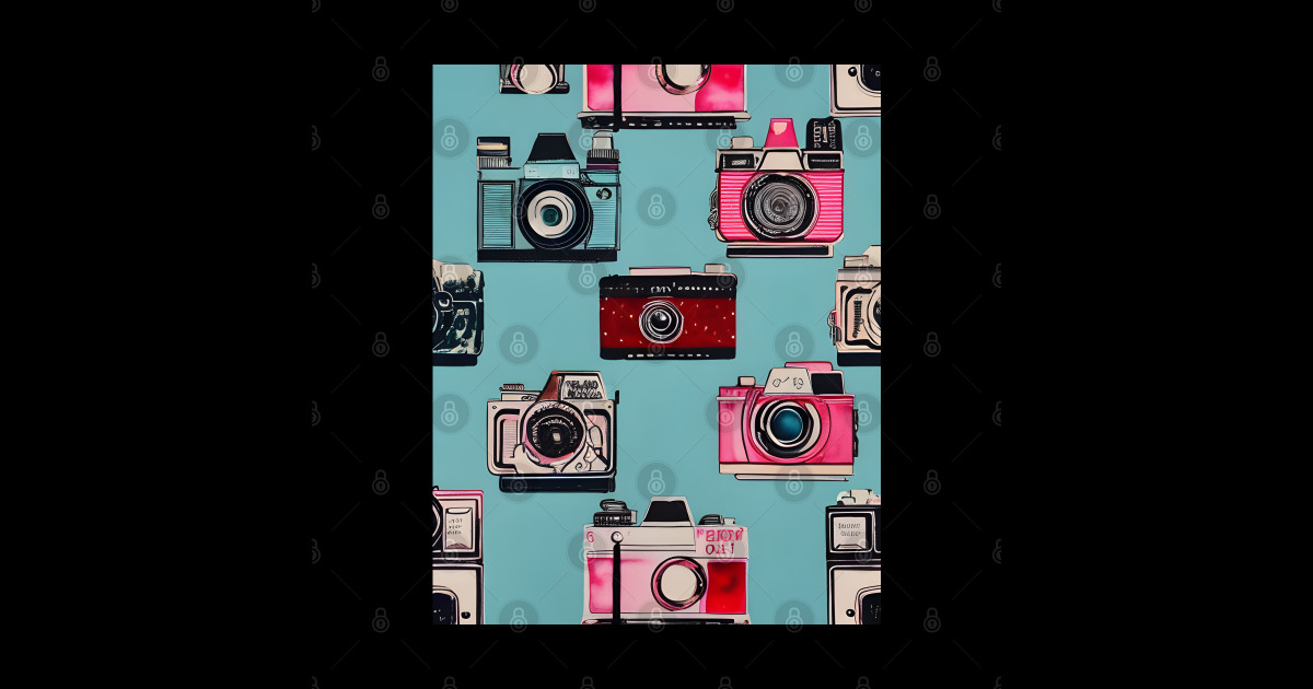 Vintage Cameras - Camera - Sticker | TeePublic