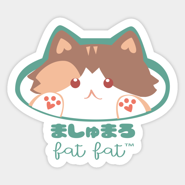 Fat Fat logo - Fat Fat - Sticker | TeePublic