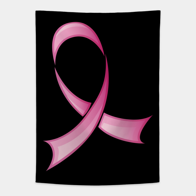 Abstract pink ribbon - Pink Ribbon - Tapestry | TeePublic