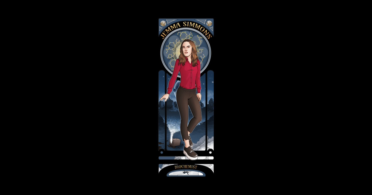 Art Nouveau - Jemma Simmons - Jemma Simmons - Sticker | TeePublic