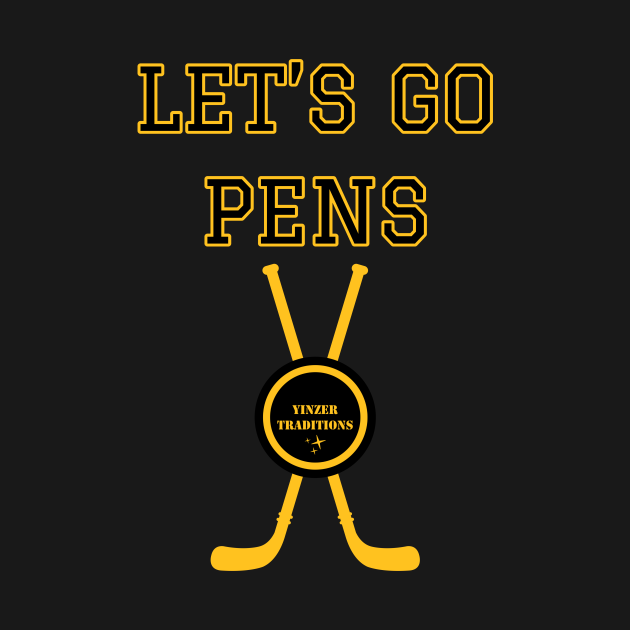 Let’s Go Pens - Pittsburgh Penguins - T-Shirt | TeePublic