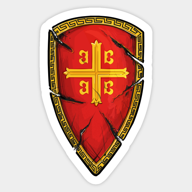 Byzantine Shield - Byzantine - Sticker | TeePublic