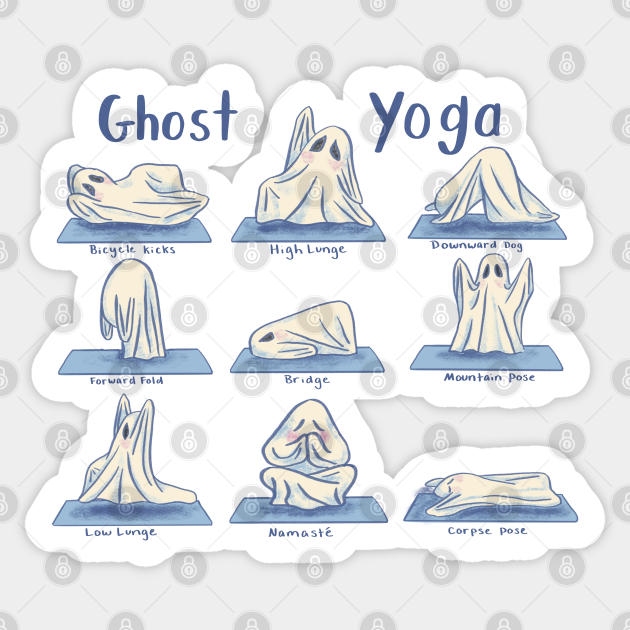 Ghost Yoga - Ghost Yoga - Sticker | TeePublic