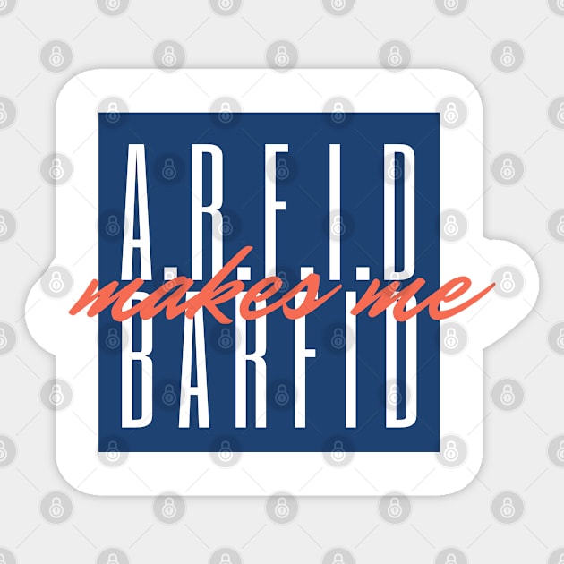 ARFID 90210 - Competition Design - Arfid - Sticker | TeePublic
