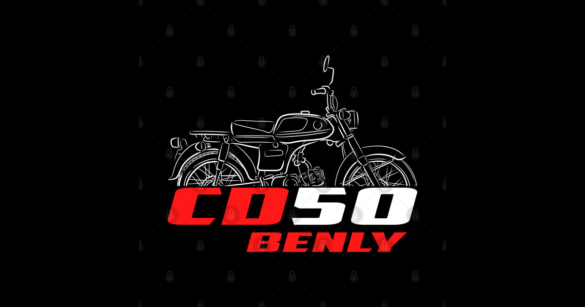 Honda CD50 Benly 1967-1974 - Honda - Sticker | TeePublic