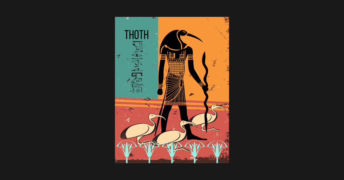 Thoth - Egyptian God - T-Shirt | TeePublic