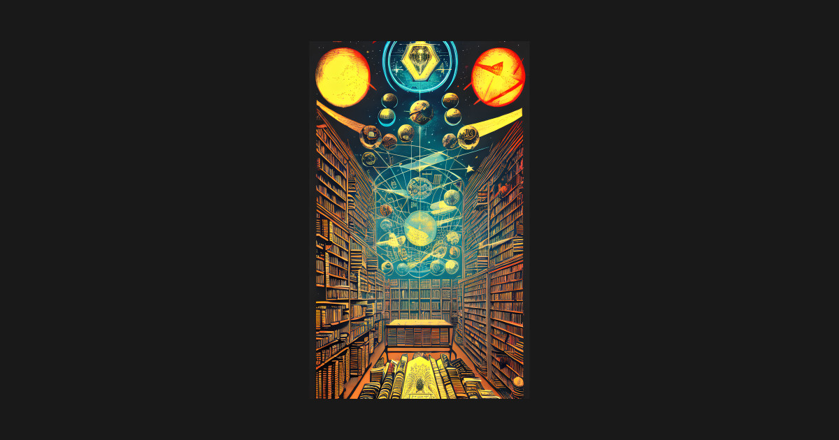Cosmic Library - Cosmic Library - T-Shirt | TeePublic