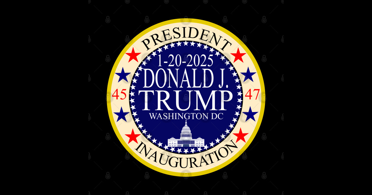 Donald J. Trump Presidential Inauguration 2025 Badge - Trump ...