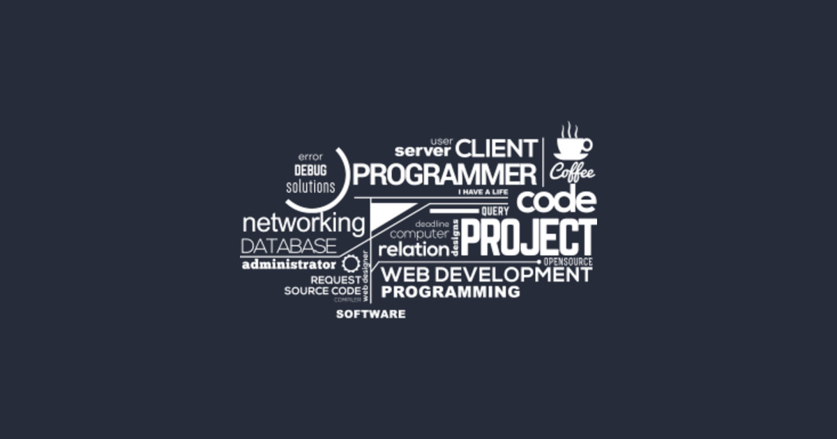 Programmer - typography programming - Programming - T-Shirt | TeePublic Programmer - typography programming - Programming - T-Shirt | TeePublic