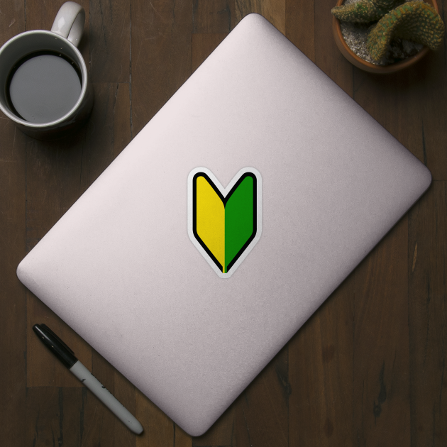 Shoshinsha mark (Learner Driver symbol) - Japan - Sticker | TeePublic