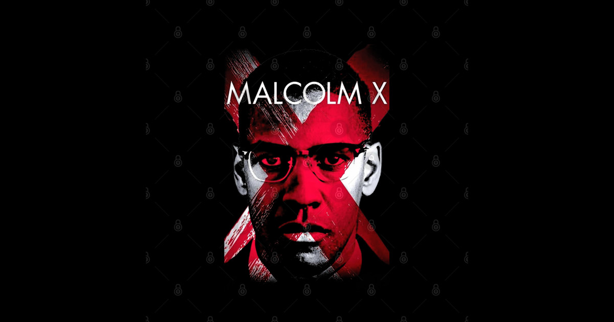 Malcolm X Big Face - Malcolm X - Posters and Art Prints | TeePublic