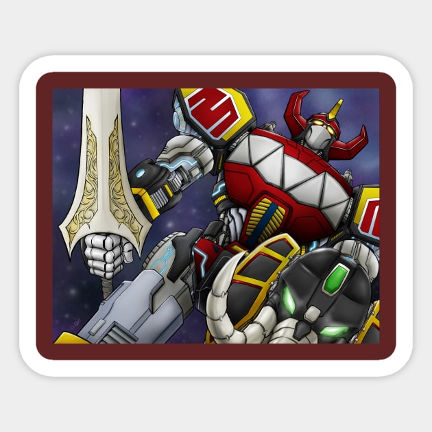 Megazord - Megazord - Sticker | TeePublic