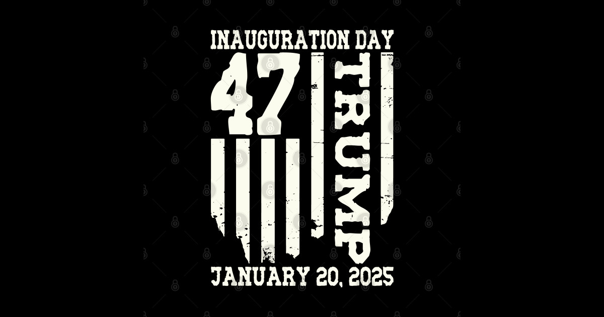 Trump Inauguration Day Flag - Donald Trump Inauguration Day - Sticker ...